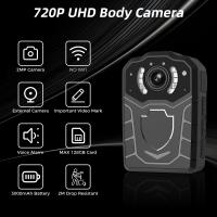 China 1080P HD Body Worn Camera 2 Inch IPS Screen Infrared Night Vision 128GB Max 3000mAh Battery for Security Recording for sale