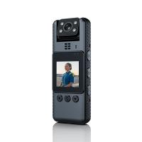 China Mini Portable HD 1296P Body Worn Camera 180 Degree Lens Rotation IR Night Vision Video and Audio Recorder Camera for Security for sale