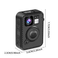 China Mini Portable 1512P HD Body Worn Camera with Wifi and GPS 0.96'' Screen IP68 Waterproof IR Night Vision Body Camera for Security for sale