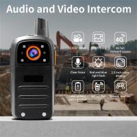 China Portable 4G Network Audio and Video Intercom HD 4K Video Long Distance Handheld Group Talk Two Way Walkie Talkie for sale