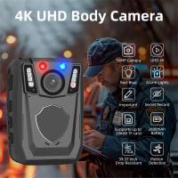 China Portable 4K 50MP QHD Body Worn Camera Recorder 2.0 TFT Screen Infrared Night Vision Camera for Security Guard for sale