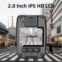 China Portable 4K 50MP QHD Body Worn Camera Recorder 2.0 TFT Screen Infrared Night Vision Camera for Security Guard for sale