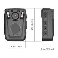 China Portable 4K 50MP QHD Body Worn Camera Recorder 2.0 TFT Screen Infrared Night Vision Camera for Security Guard for sale