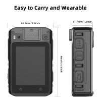 China Portable 4G Body Worn Camera HD 1080P 40MP 2.4'' IR Night Vision Waterproof Body Camera With WIFI&GPS&BT Function for sale