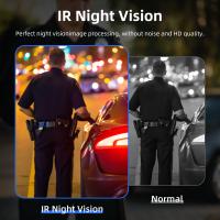 China Mini Portable 2k 40MP UHD Body Worn Camera 1.54'' Screen IP65 Waterproof IR Night Vision Wifi Body Camera for Security Guard for sale