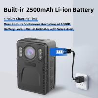 China Mini Portable 2k 40MP UHD Body Worn Camera 1.54'' Screen IP65 Waterproof IR Night Vision Wifi Body Camera for Security Guard for sale