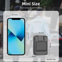 China Mini Portable 2k 40MP UHD Body Worn Camera 1.54'' Screen IP65 Waterproof IR Night Vision Wifi Body Camera for Security Guard for sale