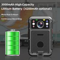 China Factory Direct 4G Body Worn Camera 2K 42MP HD Body Camera with Wifi GPS BT IP65 Waterproof Video Recorder  Camera for sale