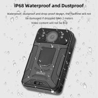 China 4G 2K HD Body Worn Camera Dual Cameras Support Wifi&Bluetooth and GPS with 2.8'' Touch Screen IP68 Waterproof Recorder Cameras for sale