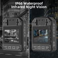 China Professional 4K UHD 48MP  Body Worn Camera IP66 Waterproof IR Night Vision Body Camera with Wifi and Gps for Security Guard for sale