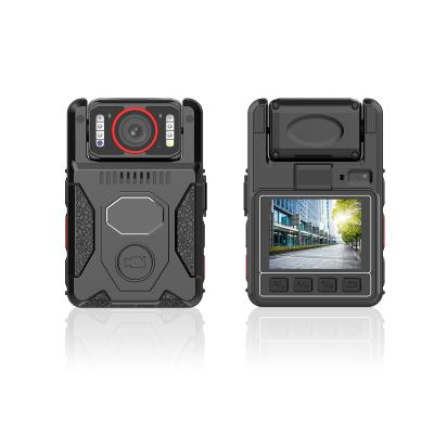 China Newest 4K 40MP UHD Body Worn Camera 180 Degree Rotate Lens 2.0 Inch Screen IP66 Waterproof Body Camera with IR Night Vision for sale