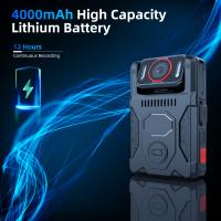 China Newest 4K 40MP UHD Body Worn Camera 180 Degree Rotate Lens 2.0 Inch Screen IP66 Waterproof Body Camera with IR Night Vision for sale