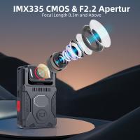 China Newest 4K 40MP UHD Body Worn Camera 180 Degree Rotate Lens 2.0 Inch Screen IP66 Waterproof Body Camera with IR Night Vision for sale