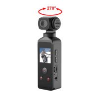 China Mini 4K HD Waterproof Sports Action Pocket Camera with 270 Degree Rotating Lens Wifi Connection for Outdoor Adventure Recording for sale