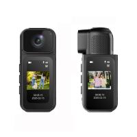 China Mini Thumb Magnetic Wearable Camera with Rotating Lens 1080P Body Camera WIFI Connection for Outdoor Adventure Sports  Recording for sale