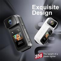 China Mini Thumb Magnetic Wearable Camera with Rotating Lens  2.7K Body Cam WIFI Connection for Outdoor Adventure Sports  Recording for sale