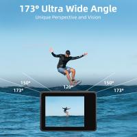 China Newest HD 5K Dual Screen Action Sports Camera 30M Waterproof&Anti  Camera with Wifi Sport Camera for Surfing&Diving&Skiing for sale