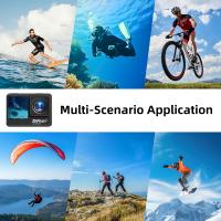 China Newest HD 5K Dual Screen Action Sports Camera 30M Waterproof&Anti  Camera with Wifi Sport Camera for Surfing&Diving&Skiing for sale