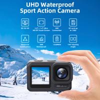 China Hot Sale 8K/5K/4K Sport Action Cameras Waterproof&Wifi&Anti-Shake Sport Camera for Surfer&Divers&Ride&Climb for sale