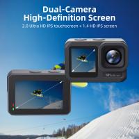 China Hot Sale 8K/5K/4K Sport Action Cameras Waterproof&Wifi&Anti-Shake Sport Camera for Surfer&Divers&Ride&Climb for sale