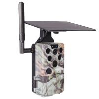 China Professional 4G Solar Camera Outdoor 7800mAh 2.7K Video PIR Motion Detection Night Vision IP66 Waterproof Trail Hunting Camera for sale