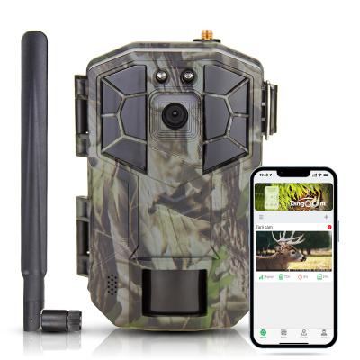 China New 4G LTE IP66 Waterproof Cloud Storage Wireless Cellular Sim Card Outdoor Wildlife Hunting Trail Camera with Microphone for sale