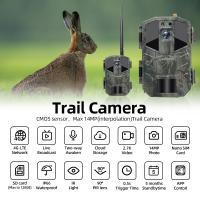 China Trail Camera 2.7K Outdoor Game Camera with  Night Vision Motion Activated IP56 Waterproof for Hunting 4G LTE Wireless Cellular for sale