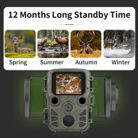 China Newest HD 1080P Trail Camera 2.0 TFT Screen Waterproof IR Night Vision 0.4S Triggering Time Outdoor Wildlife Hunting Camera for sale