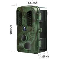 China HD 2.7K Video 16MP Photo Trail Hunting Camera 2.0'' TFT Screen 0.2S Trigger Time Night Vision Waterproof Wildlife Trap Camera for sale