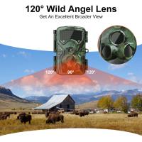 China Newest HD 4K 48MP Trail Hunting Camera 2.0 Inch TFT Screen 0.5S Trigger Time IP66 Waterproof Wildlife Camera with Night Vision for sale