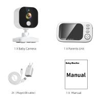 China Smart Baby Pet Monitor Surveillance Camera 3.5 Inch LCD Screen 2.4G Wireless Transmission Real Time Monitoring Two-Way Audio for sale