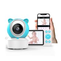China Hot Sale HD 1080P Tuya Smart Baby Pet Monitor Wifi Night Vision Camera 5.0 IPS Screen 3X Zoom Motion&Cry&Temperature Detection for sale