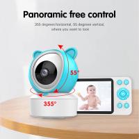 China Hot Sale HD 1080P Tuya Smart Baby Pet Monitor Wifi Night Vision Camera 5.0 IPS Screen 3X Zoom Motion&Cry&Temperature Detection for sale