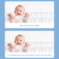 China 2K 3MP Tuya Smart Baby Pet Monitor Home Security Wifi Camera With Infrared Night Vision Motion Detection Two Way Audio Intercom for sale