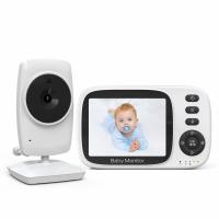 China Hot Sale Baby Monitor Camera 3.2 Inch LCD Screen 2X Zoom 2100mAh Battery Night Vision Two-Way Audio Baby Sleep Monitor for sale