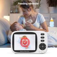 China Hot Sale Baby Monitor Camera 3.2 Inch LCD Screen 2X Zoom 2100mAh Battery Night Vision Two-Way Audio Baby Sleep Monitor for sale
