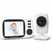 China Hot Sale Baby Monitor Camera 3.2 Inch LCD Screen 2X Zoom 2100mAh Battery Night Vision Two-Way Audio Baby Sleep Monitor for sale