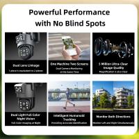 China 4G Dual Lens Security IP Camera HD 2K 2MP 10X Zoom Motion Detect Solar Powered PTZ CCTV Outdoor Waterproof Camera for sale