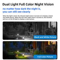 China 4G Dual Lens Security IP Camera HD 2K 2MP 10X Zoom Motion Detect Solar Powered PTZ CCTV Outdoor Waterproof Camera for sale
