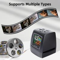 China Factory Direct Sale 35mm Negative Film Scanner High Resolution 5MP Photo 2.36'' TFT Inch Screen Slide File Film Scanner for sale