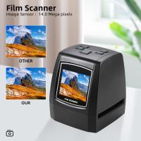 China 2023 Hot Sale 14MP 135film/35mm Negative Film Scanner with 2.4'' TFT LCD Display Film Type Supports Multiple for sale