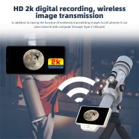 China Newest 2K HD Digital Electronic Eyepiece for Microscope or Telescope Camera 5.0 Inch IPS Screen Video Recorder with WiFi for sale