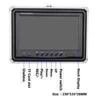 China 9.0'' Inch IPS Screen 20M/50M/100M Underwater Fishing Camera Fish Finder Monitor IP68 Waterproof Camera  for Sea Ice Fishing for sale