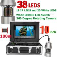 China 10 Inch IPS Screen 20M/50M/100M Underwater Fishing Camera Fish Finder Monitor IP68 Waterproof Camera  for Sea Ice Fishing for sale