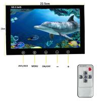 China 10 Inch IPS Screen 20M/50M/100M Underwater Fishing Camera Fish Finder Monitor IP68 Waterproof Camera  for Sea Ice Fishing for sale