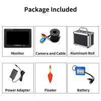 China Underwater Fish Finder Monitor IP68 Waterproof Camera HD 720P 7.0'' Inch IPS Screen 30M Cable 12pcs Leds Camera for Sea Fishing for sale