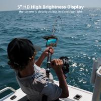 China Newest 720P HD Fish Camera 5.0 IPS Screen Monitor IP68 Waterproof Underwater Fishing Camera Fish Finder Camera Ice Fishing for sale