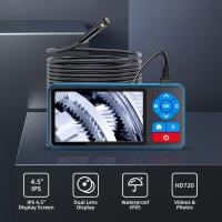 China Factory Price 4.5 Inch Display Waterproof Pipe Camera 8mm Snake Pipe Industrial Endoscope Camera with 2500mAh Lithium Battery for sale