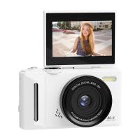 China Retro 5K Video Digital Camera With Optical Zoom Anti Shake 3 Inch Flip Screen Vlog CMOS Camera Support External Lens for Vlog for sale