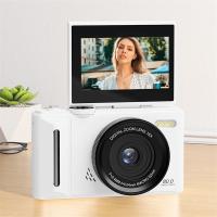 China Retro 5K Video Digital Camera With Optical Zoom Anti Shake 3 Inch Flip Screen Vlog CMOS Camera Support External Lens for Vlog for sale